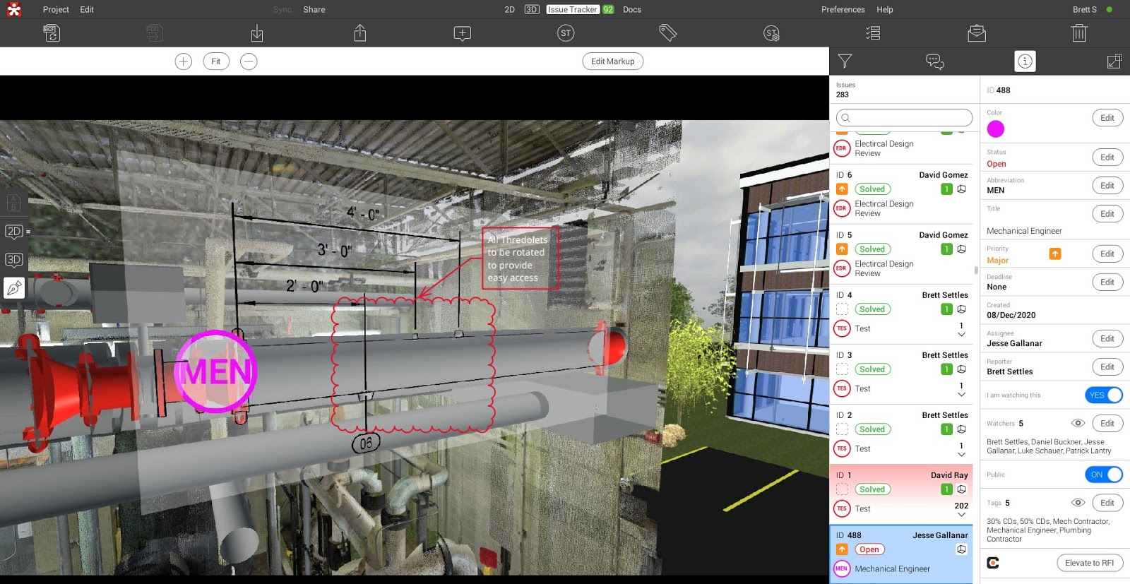 La réunion en direct avec Revizto 5 - Revizto