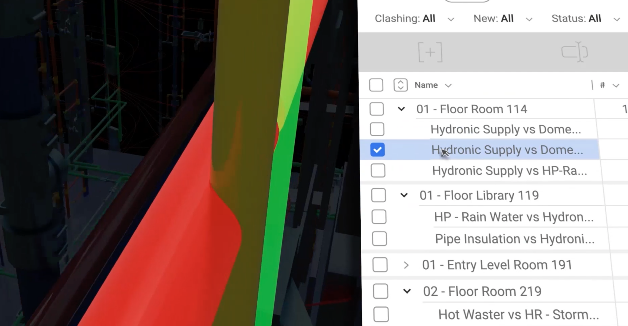 Clash Detection in Navisworks and Revizto